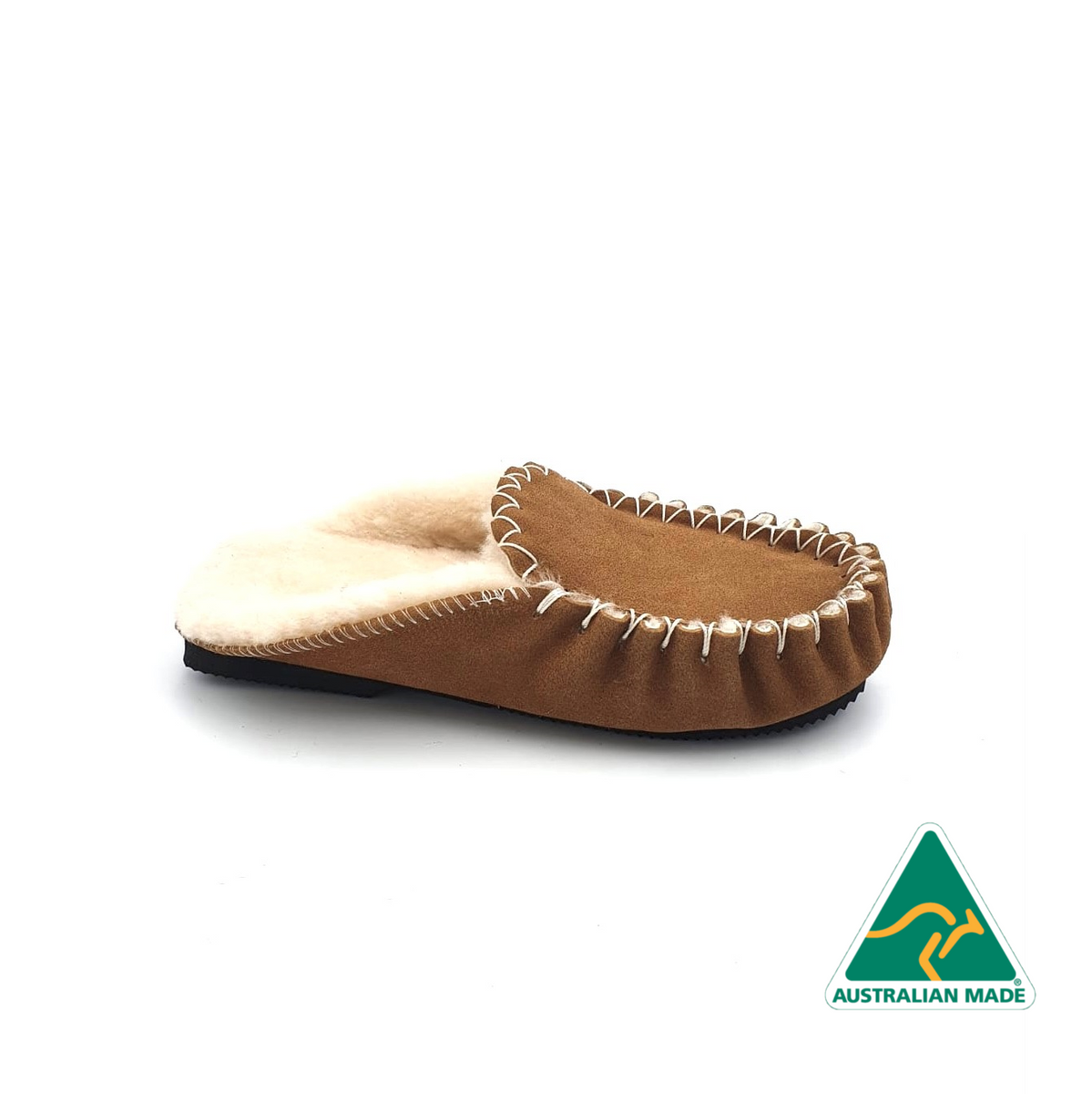 Chestnut Moccasin Scuffs – Mickey's Moccasins & Sheepskin Products